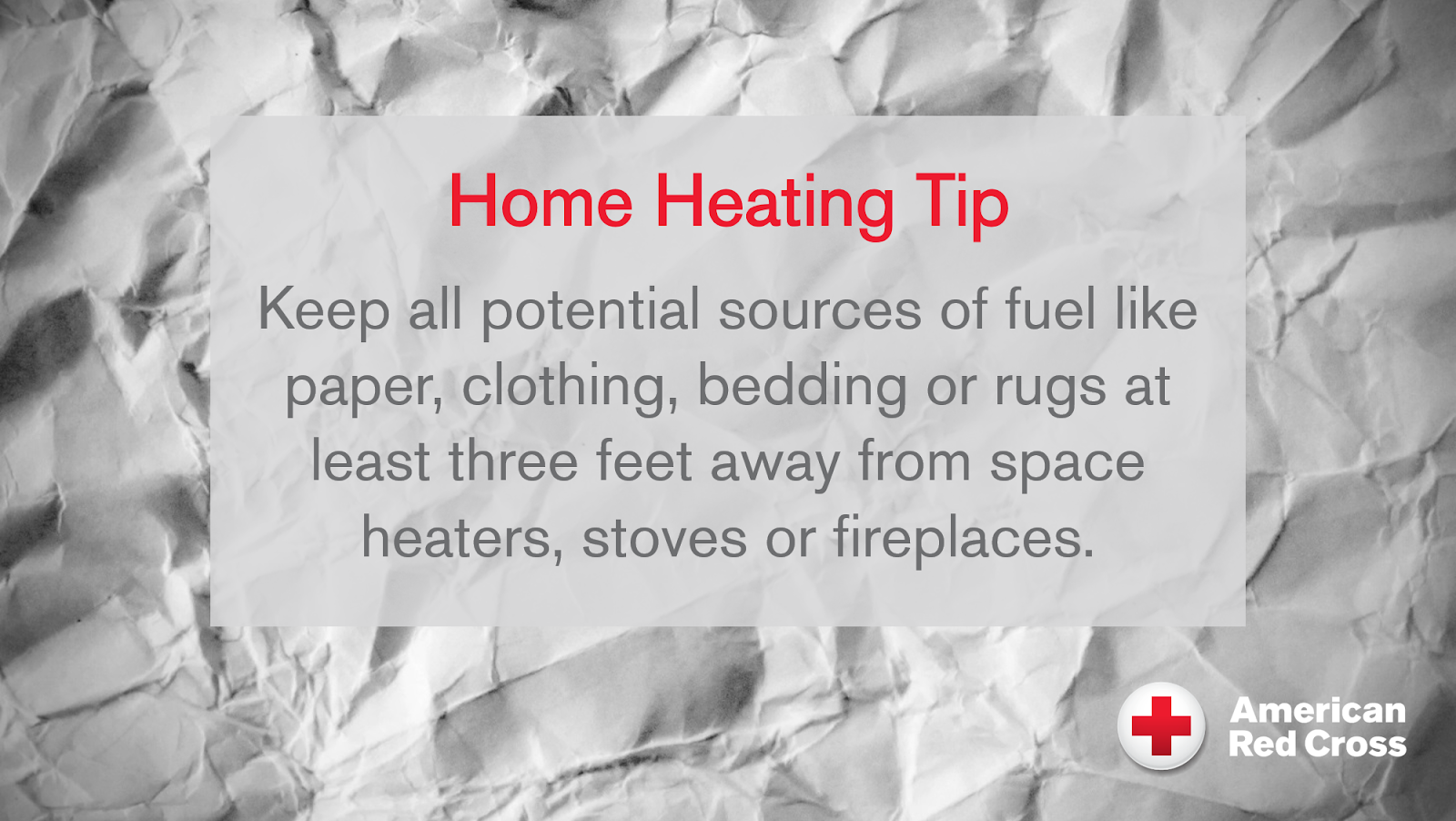 Red Cross Home Heating Safety Tips